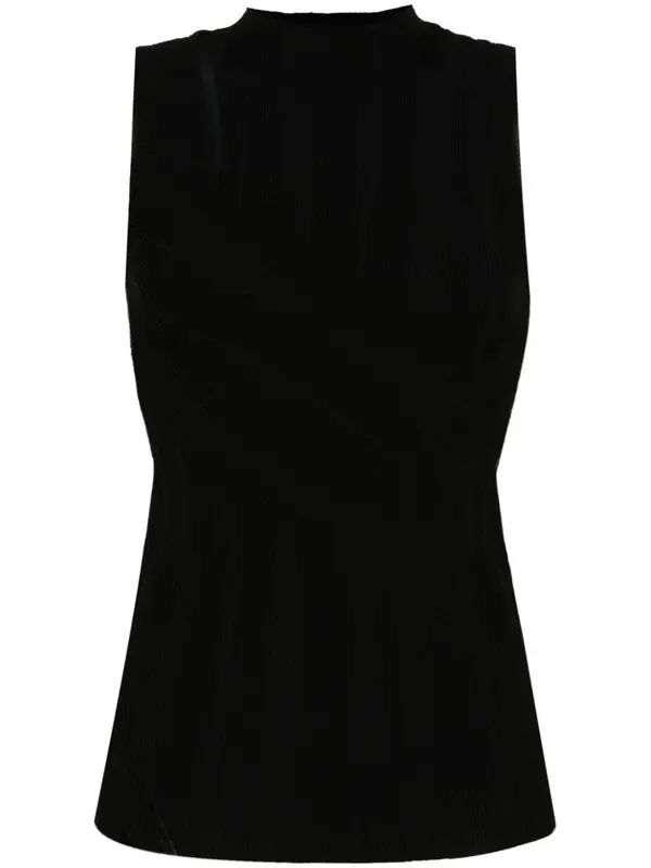 Diane Von Furstenberg Striped Knit Tank Top