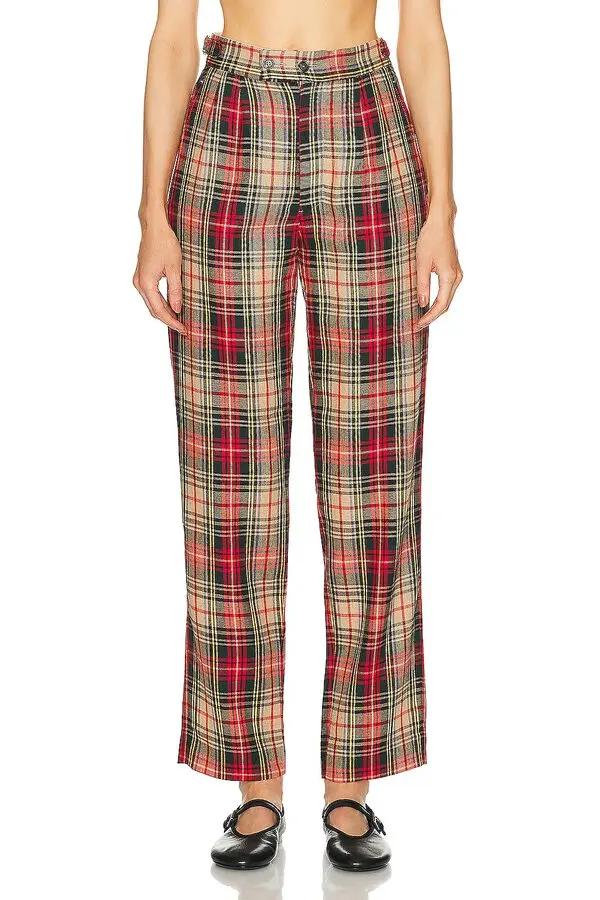 BODE Truro Plaid Trouser
