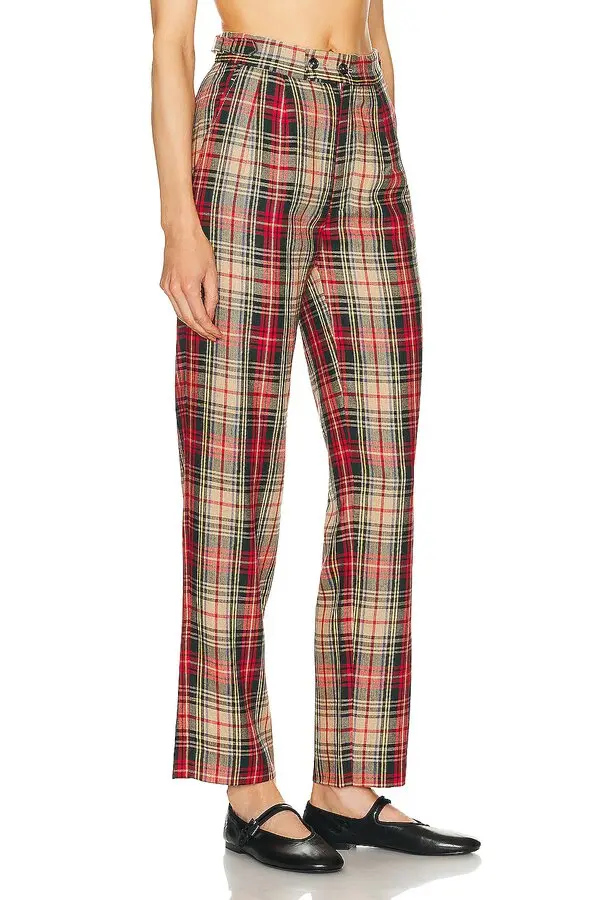 BODE Truro Plaid Trouser