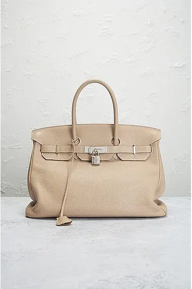 Hermès Togo Handbag - Dove