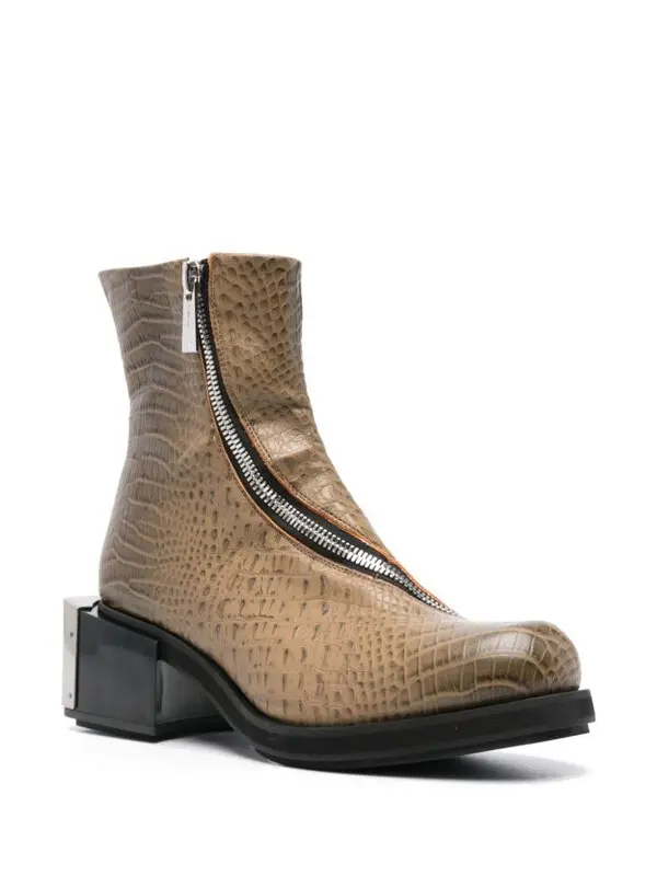 GMBH Ergonomic Riding Ankle Boots - Brown