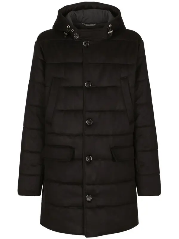 Dolce & Gabbana Quilted Cashmere Coat