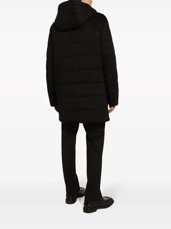 Dolce & Gabbana Quilted Cashmere Coat