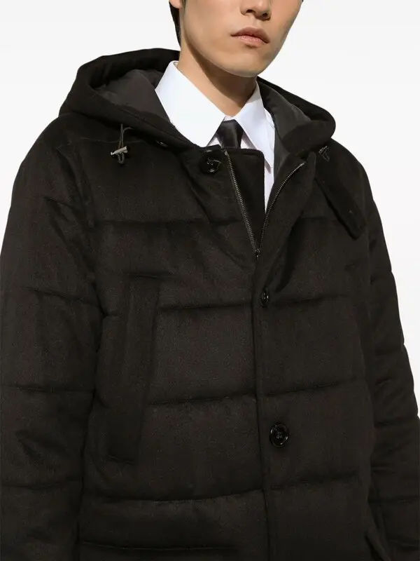 Dolce & Gabbana Quilted Cashmere Coat