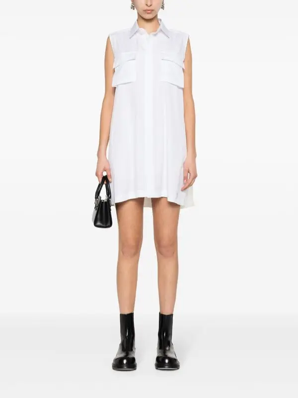Sacai Pleated Mini Dress