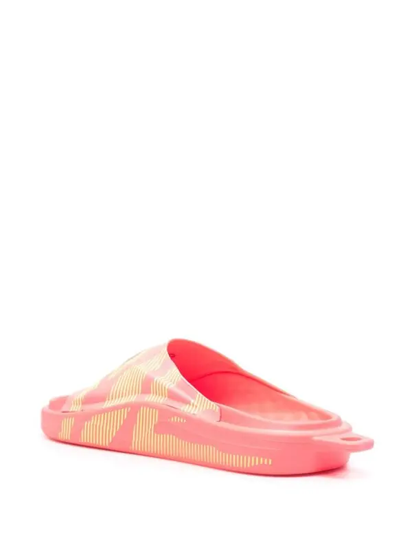 Adidas By Stella McCartney Striped Pool Slides - Pink