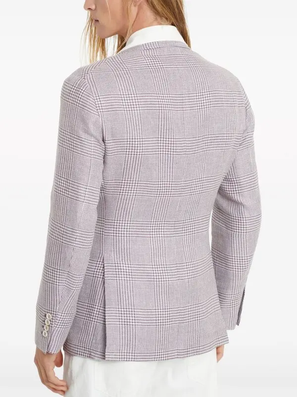 Brunello Cucinelli Puppytooth Single-breasted Blazer
