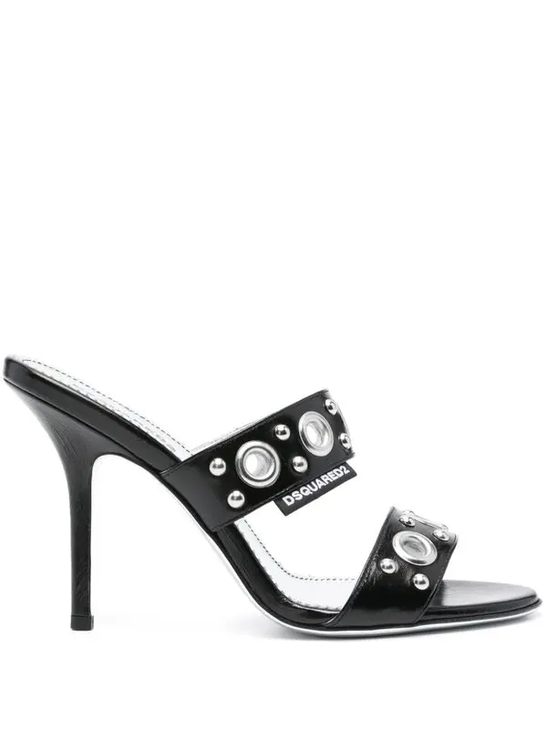 Dsquared2 Gothic 100mm Leather Sandals