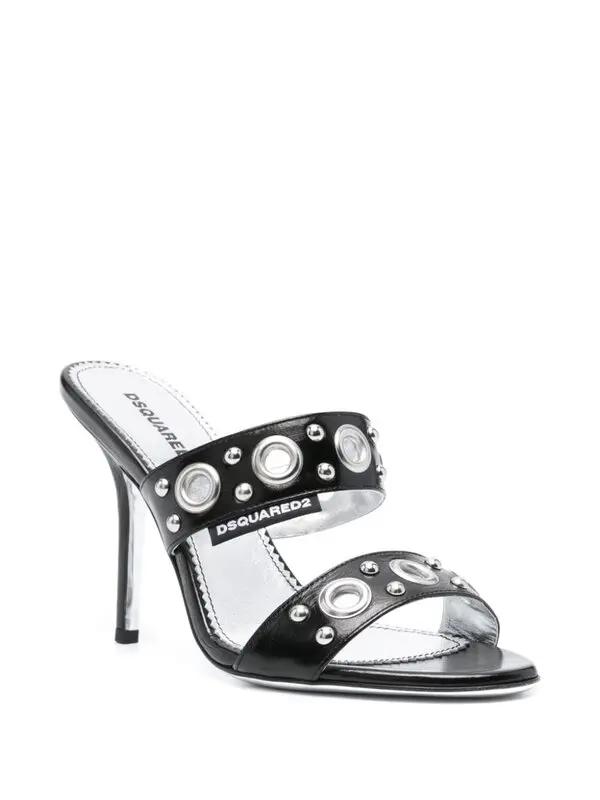 Dsquared2 Gothic 100mm Leather Sandals