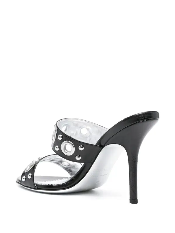 Dsquared2 Gothic 100mm Leather Sandals