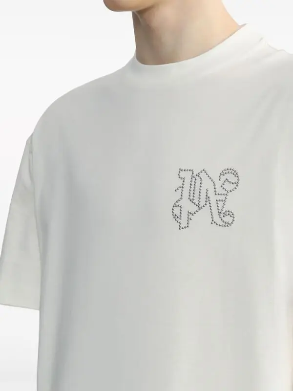 Palm Angels Stud-logo T-shirt - White