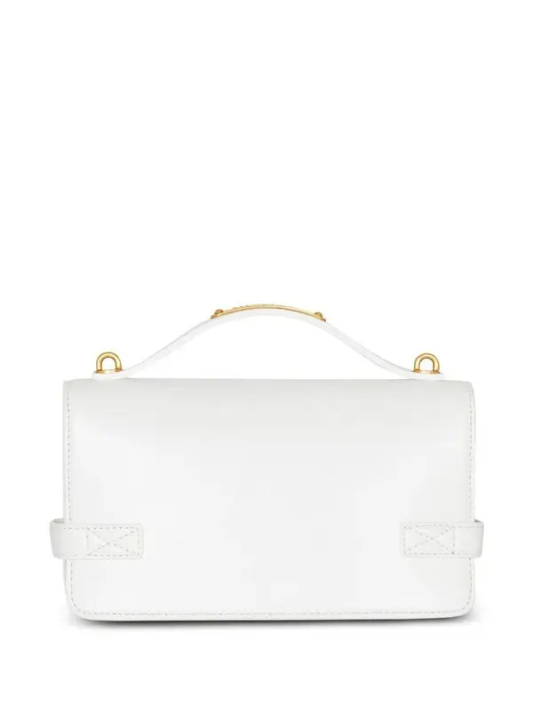 Balmain B-buzz 24 Leather Tote Bag