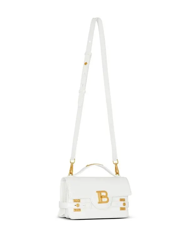 Balmain B-buzz 24 Leather Tote Bag