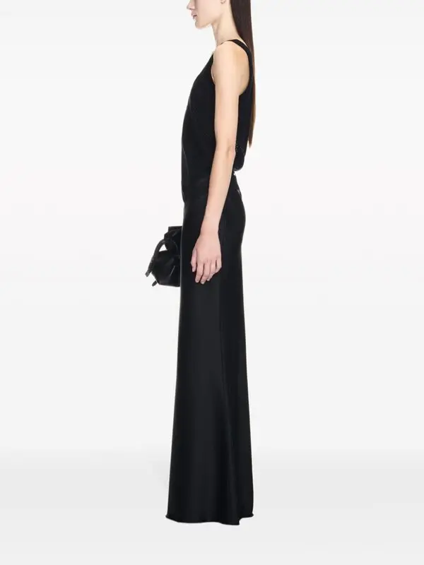 Off-White Lace-panel Maxi Dress