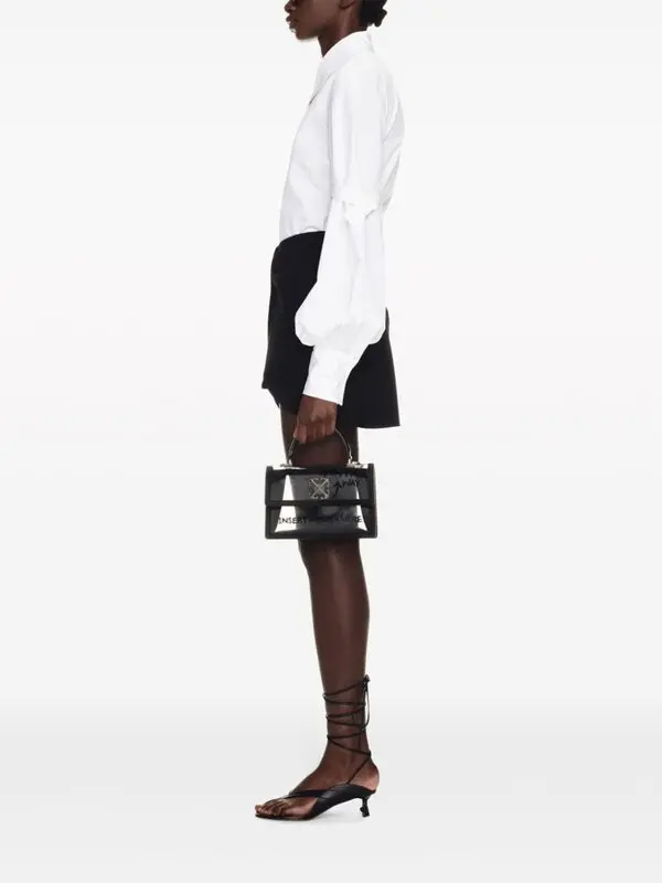 Off-White Jitney 1.4 Transparent-design Tote Bag