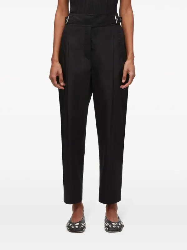 3.1 Phillip Lim Buckled Tapered Trousers - Black