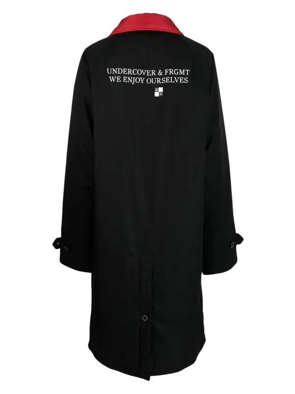 Undercover X Frgmt Logo-print Parka Coat