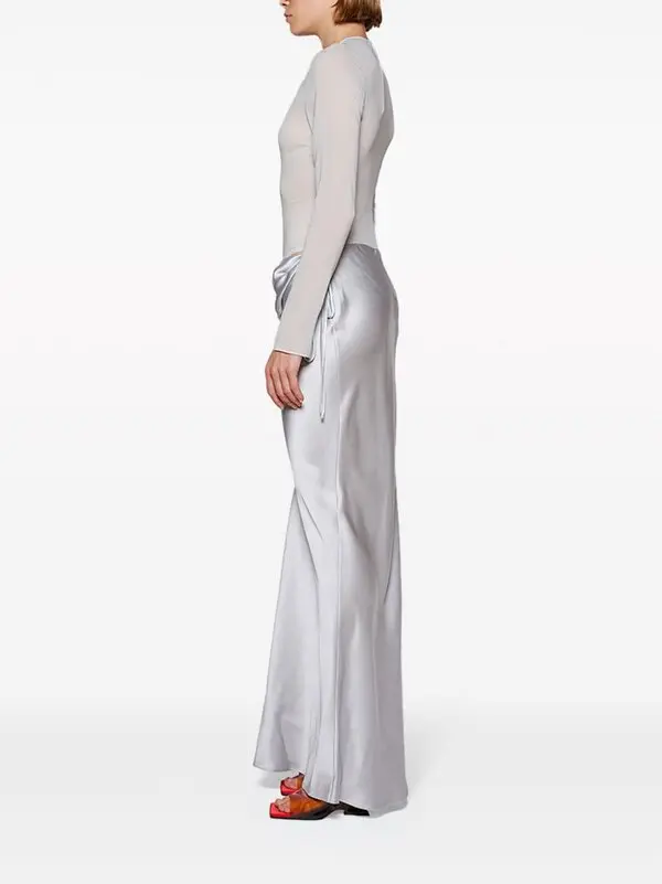 Christopher Esber Semi-sheer Draped Maxi Dress