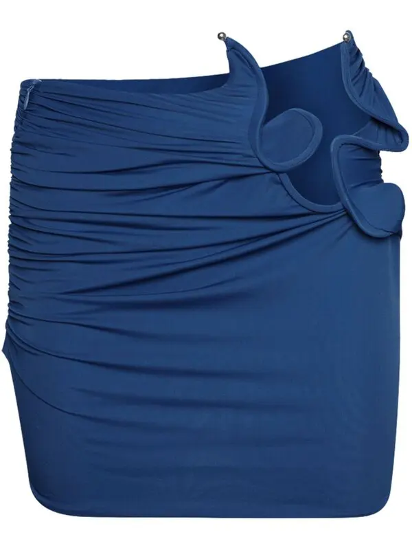 Christopher Esber Venus Cut-out Miniskirt - Blue
