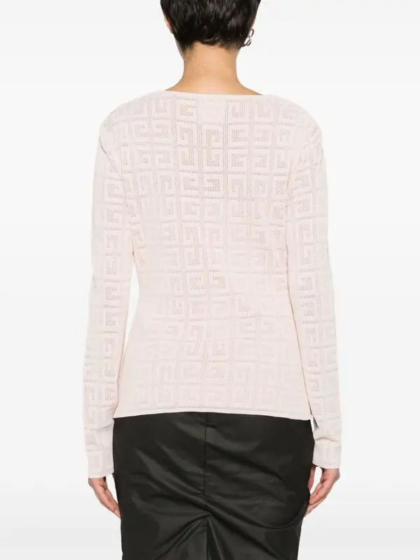 Givenchy 4g-jacquard V-neck Top