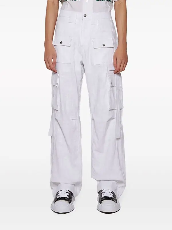 Rhude Amaro Linen Cargo Trousers