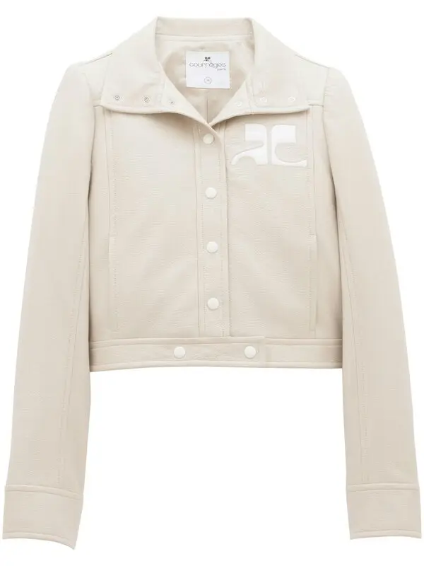 COURREGES Reedition Vinyl Jacket - Neutrals