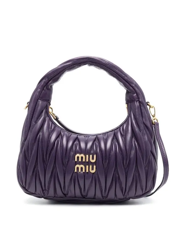 Miu Miu Mini Wander Matelassé Shoulder Bag