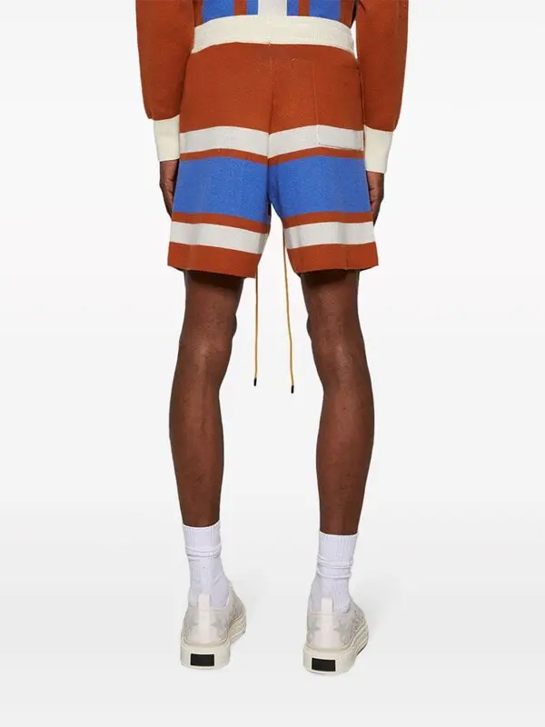 Rhude Panelled Knit Shorts