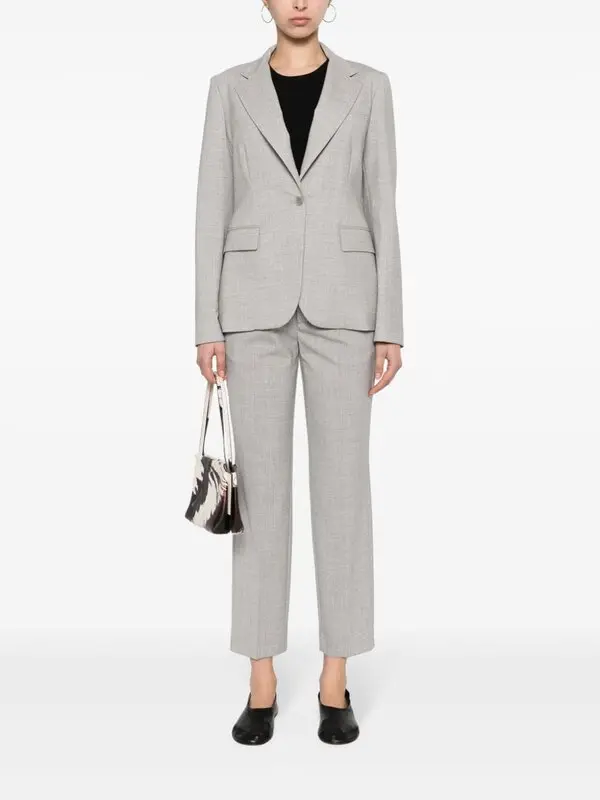 P.a.r.o.s.h Tapered-leg Tailored Trousers - Grey
