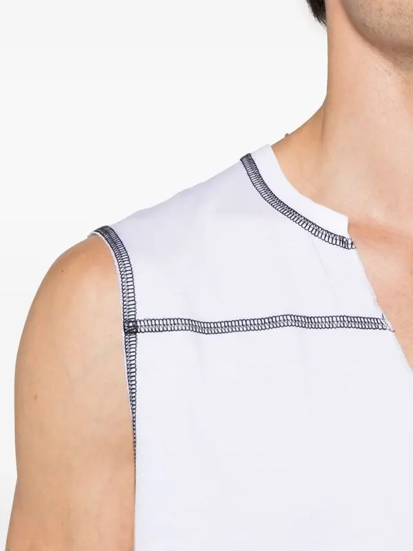 Dsquared2 Logo Print Cotton Tank Top