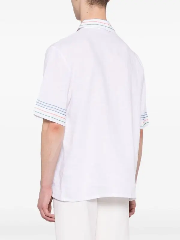 Casablanca Embroidered Short-sleeve Shirt