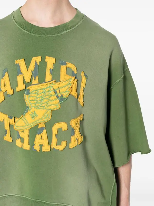 Amiri Crew-neck Short-sleeve Sweatshirt
