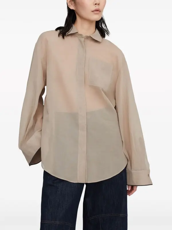 Brunello Cucinelli Patch-pocket Cotton Shirt