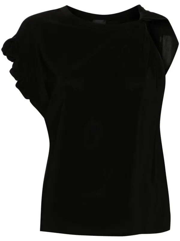 Pinko Asymmetric Crepe Blouse