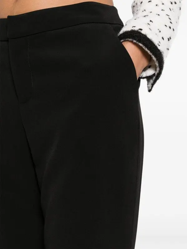 Balmain Flared Crepe Trousers