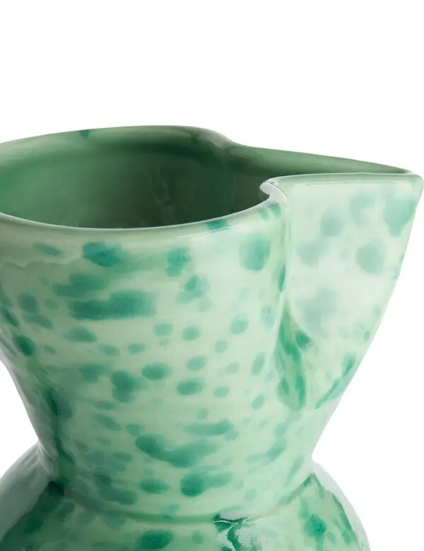 CABANA Glazed Ceramic Pitcher