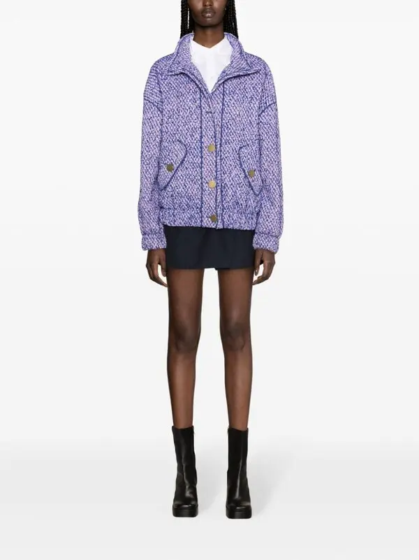 Philosophy Di Lorenzo Serafini Tweed Bomber Jacket