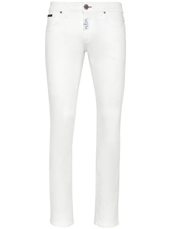 Philipp Plein Low-rise Skinny Jeans - White