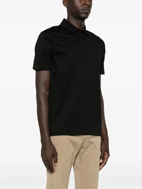 Paul & Shark Logo-plaque Polo Shirt - Black