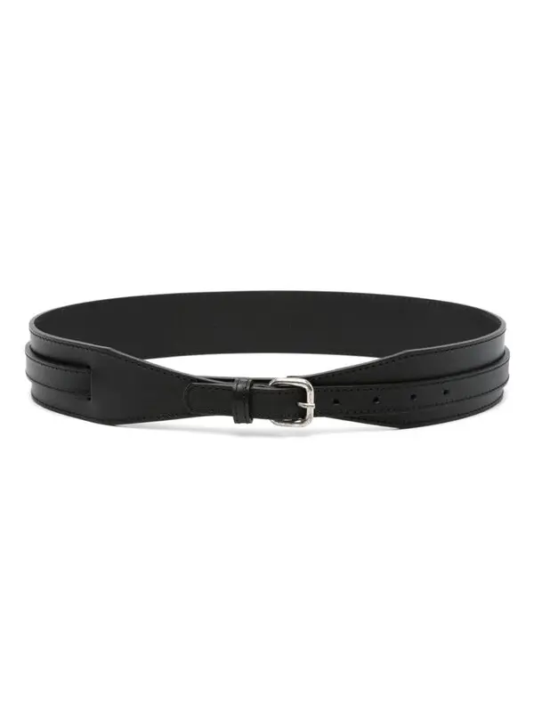 Fabiana Filippi Buckled Leather Belt - Black