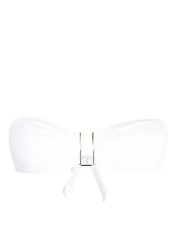 Melissa Odabash Barcelona Bandeau Bikini Top - White