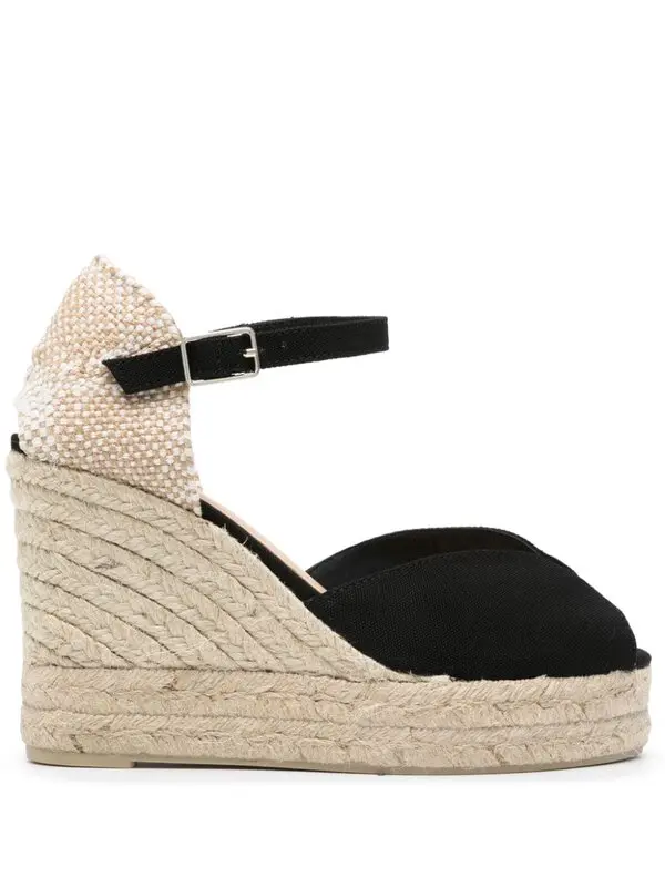 CastaÑer Bianca 105mm Woven Raffia Espadrilles