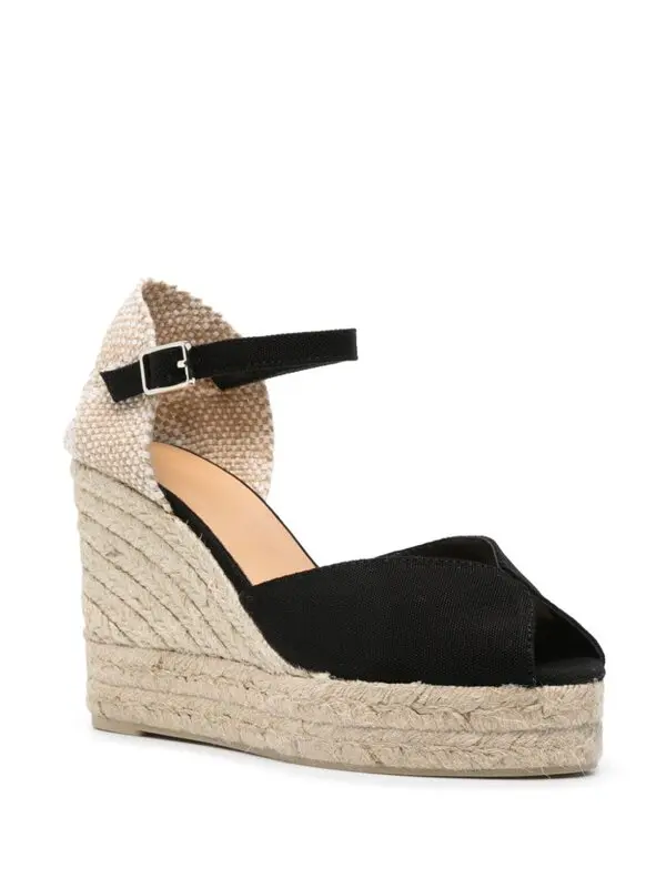 CastaÑer Bianca 105mm Woven Raffia Espadrilles