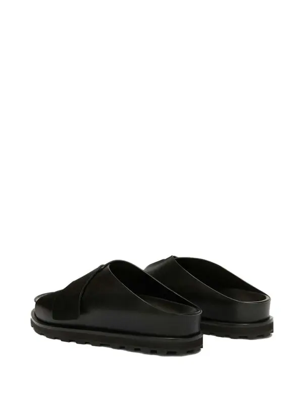 JIL SANDER Slip-on Leather Slides