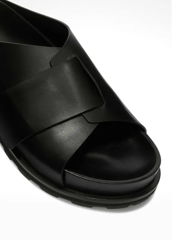 JIL SANDER Slip-on Leather Slides