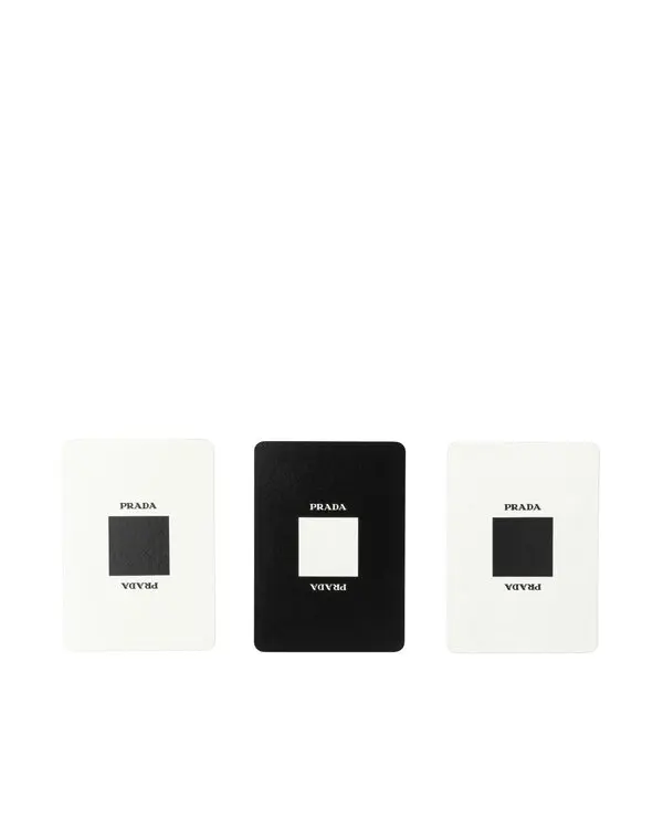 Prada Playing Card Kit With Three Card Decks