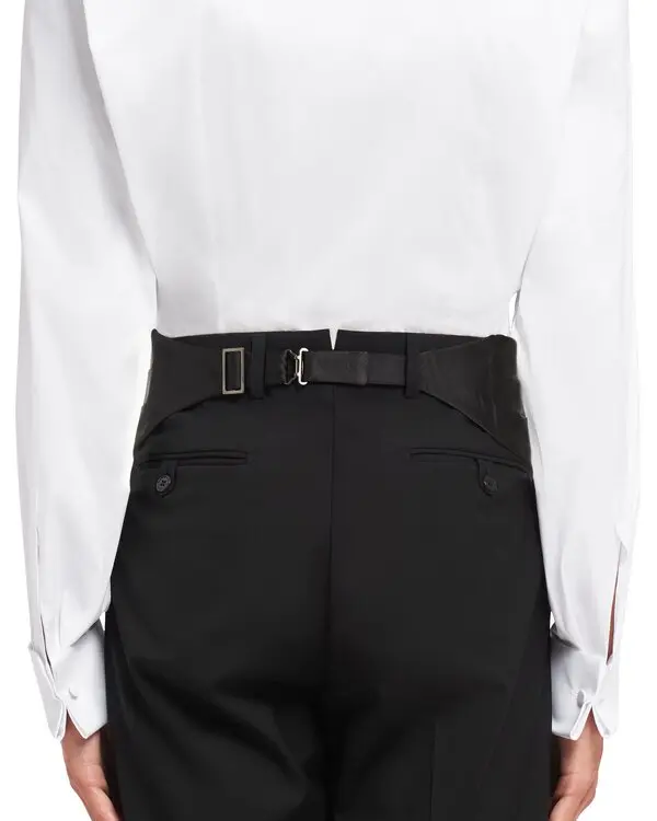 Prada Satin Tuxedo Cummerbund
