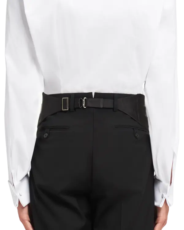 Prada Satin Tuxedo Cummerbund