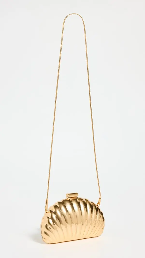 Simkhai Monet Shell Clutch - Gold
