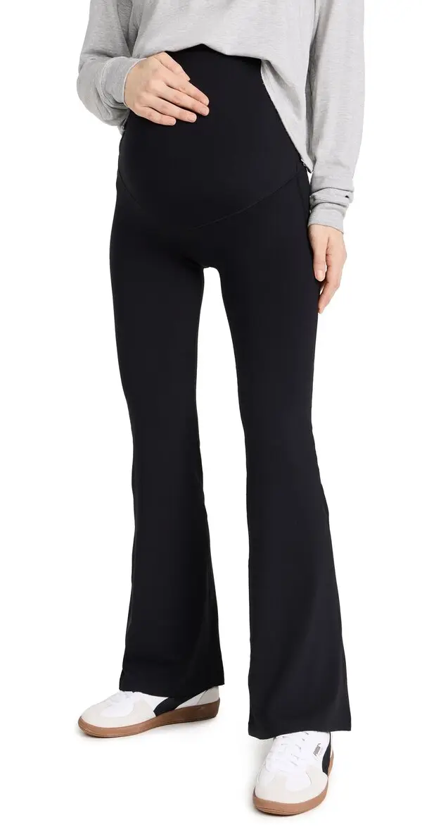 Splits59 Raquel Airweight Maternity Flare Leggings - Black